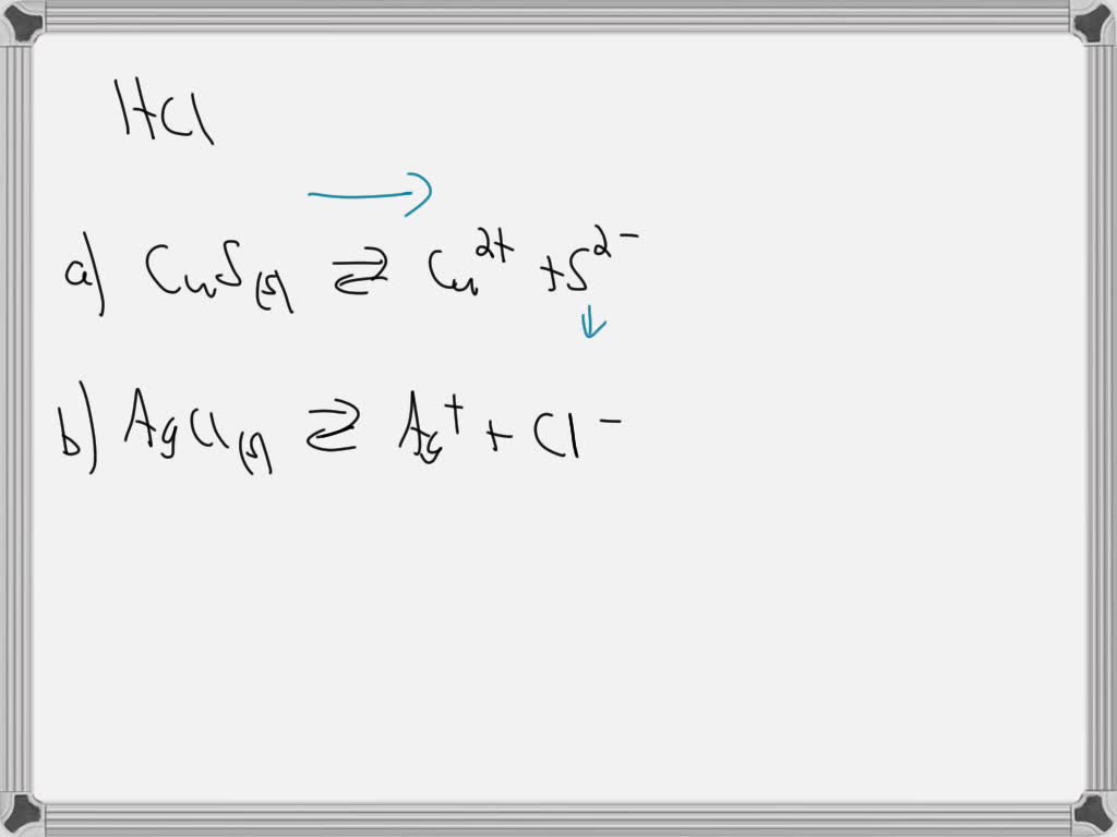 SOLVED: Which of the following compounds will be more soluble in HCl ...