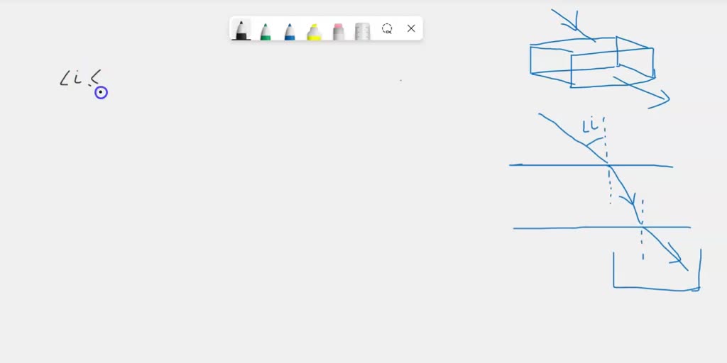 SOLVED: A ray of light is incident on one side of a rectangular glass ...