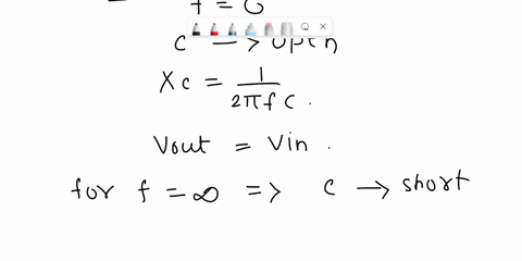 A) Draw a graph showing the relationship Vout with Vin of...