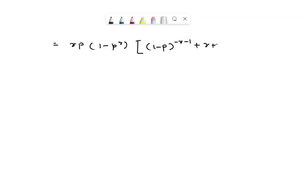 Solved It Is Given That The Moment Generating Function Of A Negative Binomial Random Variable