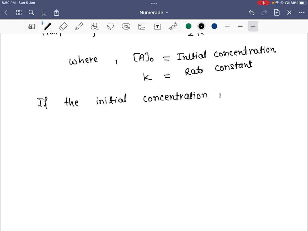 SOLVED Show That Half life Of A Zero Order Reaction Is Halved When The