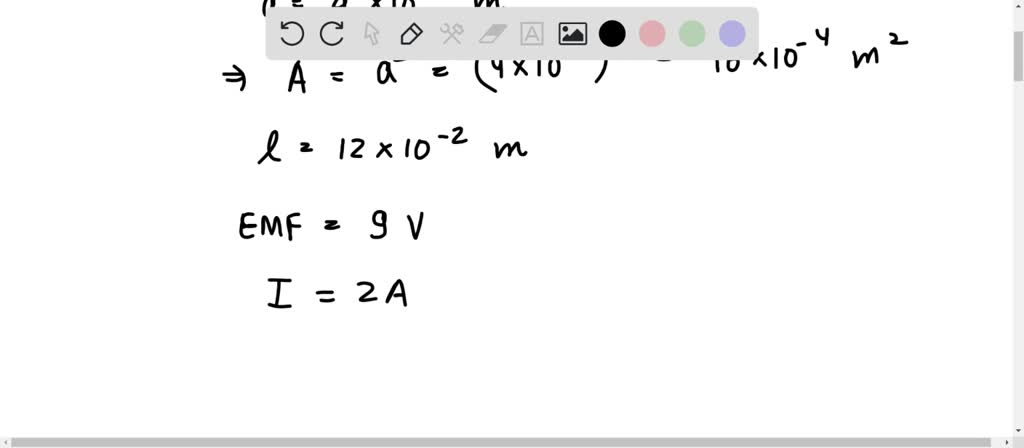 SOLVED: A rectangular resistor (shown below) is made of some material ...