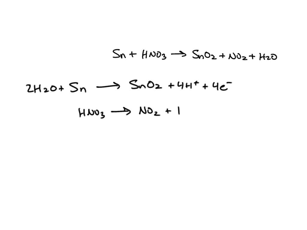 SOLVED: When the following redox equation is balanced using the ...
