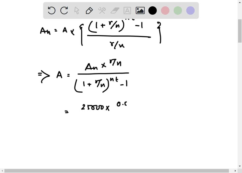 SOLVED: Use the appropriate formula to determine the periodic deposit ...
