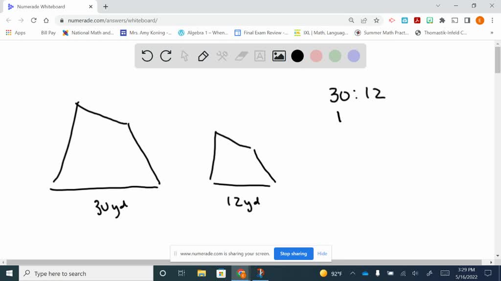 SOLVED: What's the answer to this? The figures below are similar: yd 28 ...