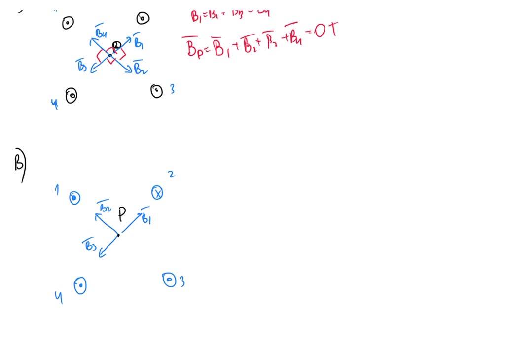 SOLVED: Consider the long, straight, perpendicular wires shown in the ...