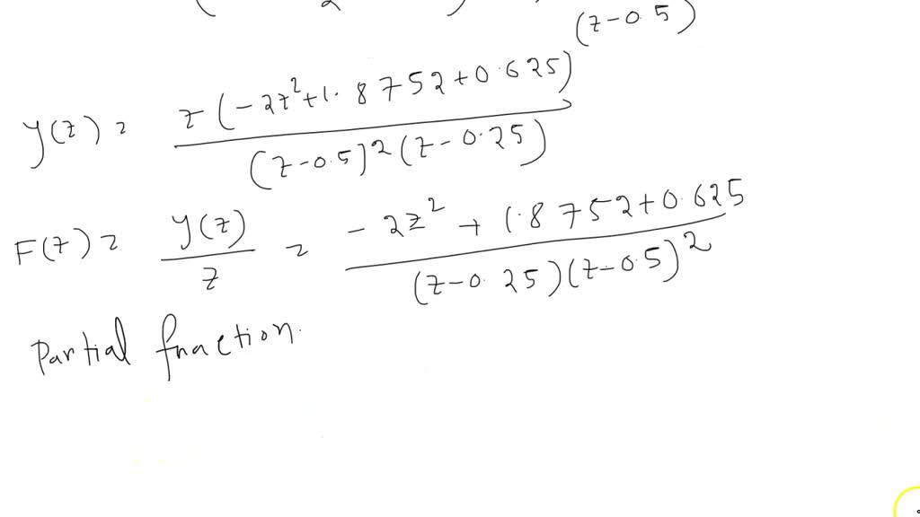 SOLVED: Texts: 1. Solve the difference equation y[n] = -0.1y[n-1] + 0.06y[n-2] + 1.4x[n] + 0.6x ...
