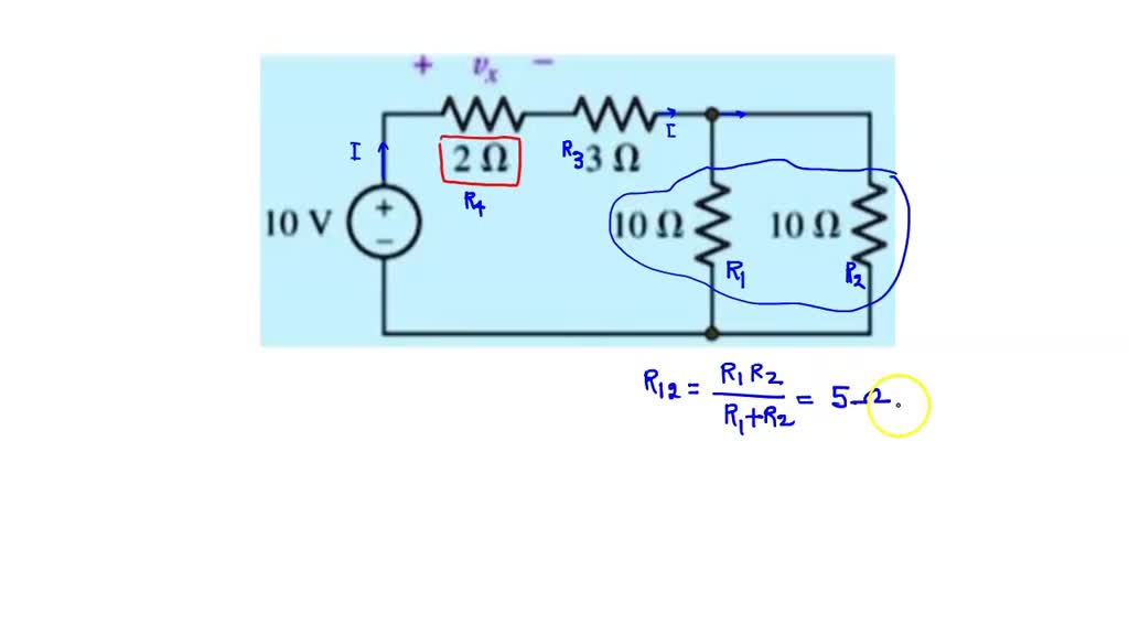 SOLVED: method to solve. KVL, KCL Cant use nodal analysis 9. Given the following circuit, find ...