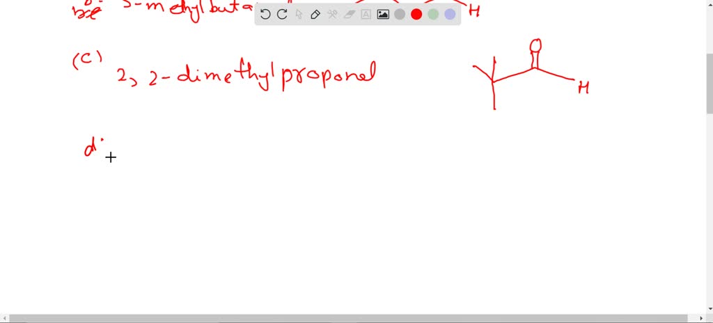 SOLVED: 1) Draw bond-line structures of all of the aldehydes that have ...