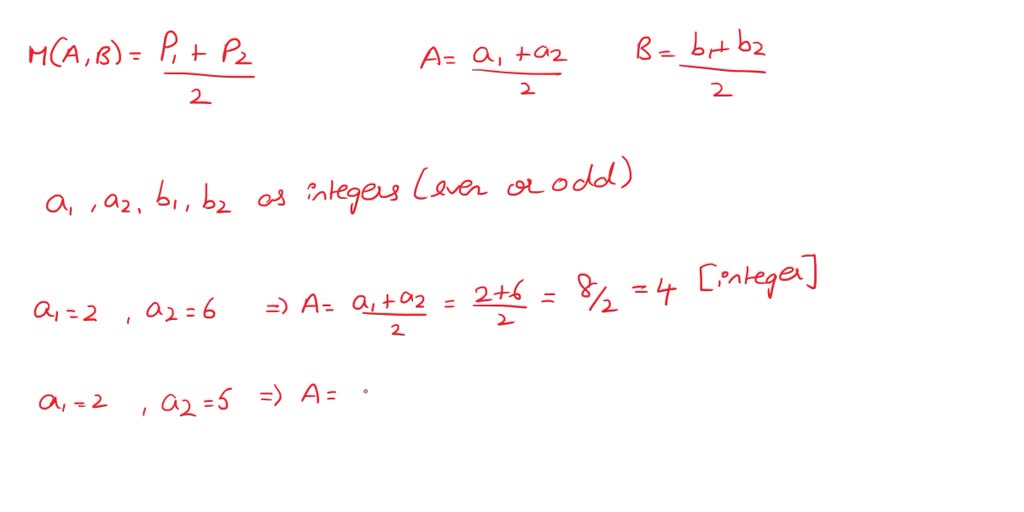 Solved Consider Any Five Points In The Plane That Have Integer Coordinates A Prove That