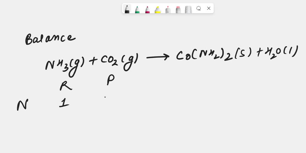 SOLVED: Billions of pounds of urea are produced annually for use as ...