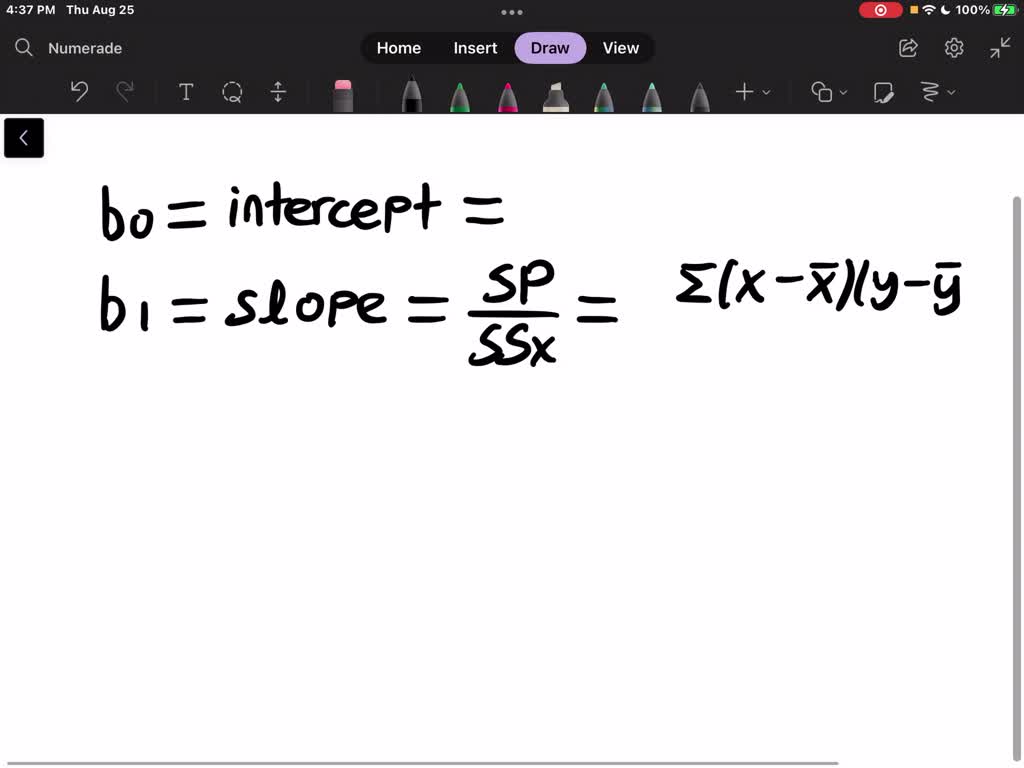 SOLVED: b. Assuming a linear relationship, use the least-squares method to determine the ...