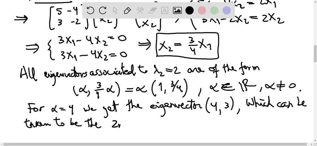 SOLVED: Determine whether or not the given matrix is diagonalizable: if it is find diagonalizing ...