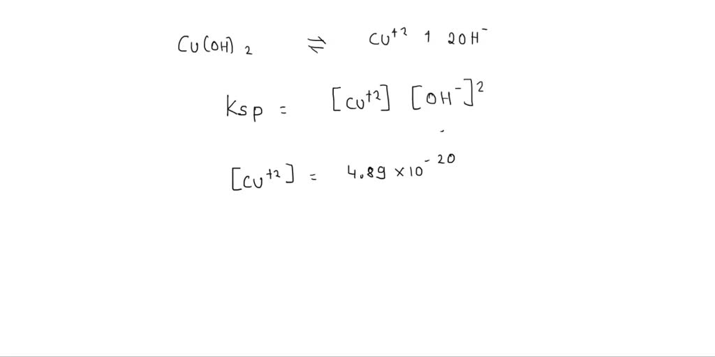 SOLVED: The standard reduction potential for Cu2+ (the voltage measured ...