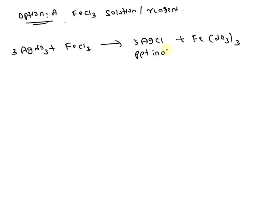 A solution contains either AgNO3 or CaI2. Which reagent/s, if added to ...