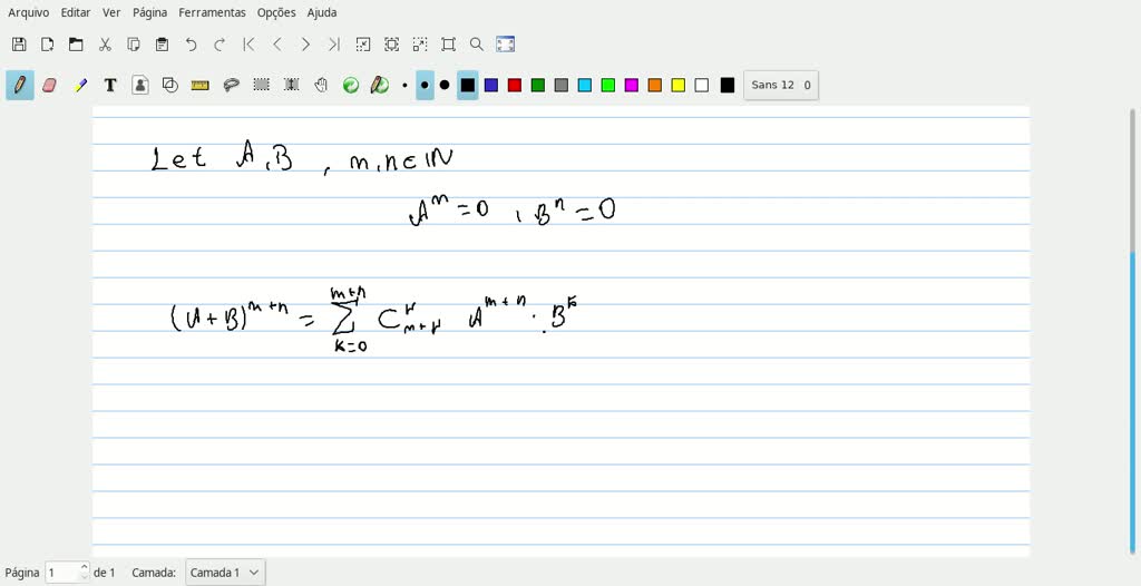 SOLVED: Prove that if two nilpotent matrices commute then their product ...