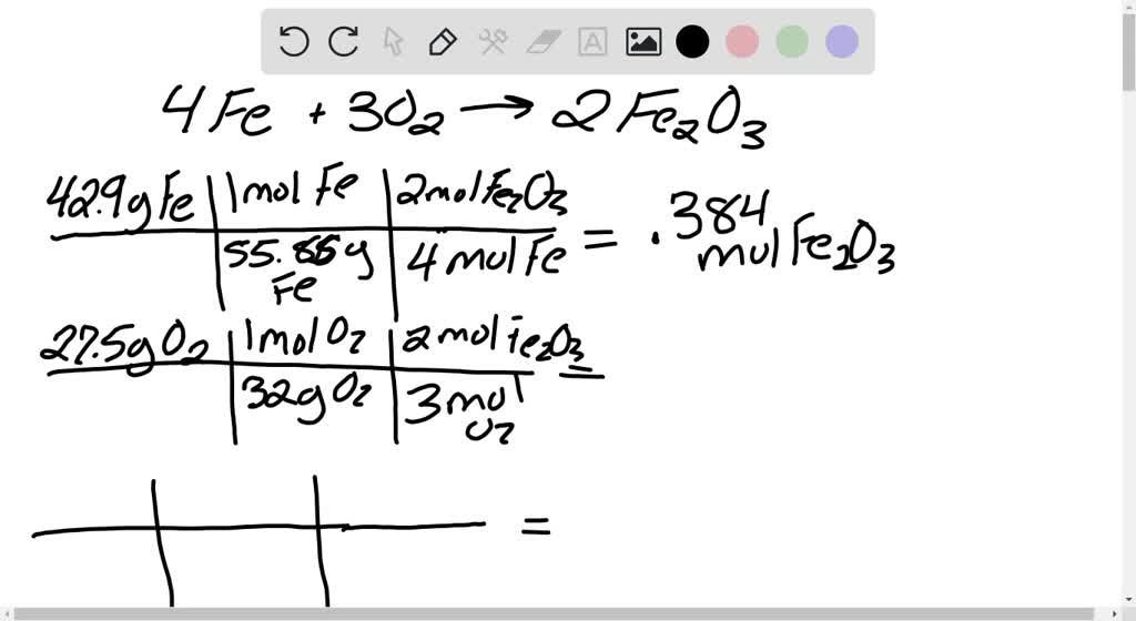 Solved Use The Following Equation For The Reaction Of Metallic Iron