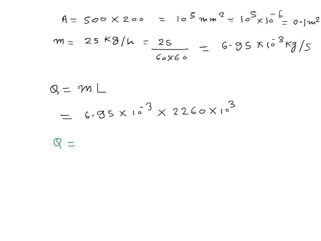 VIDEO solution: 10.49 A vertical plate 500 mm high and 200 mm wide is to be used to condense ...