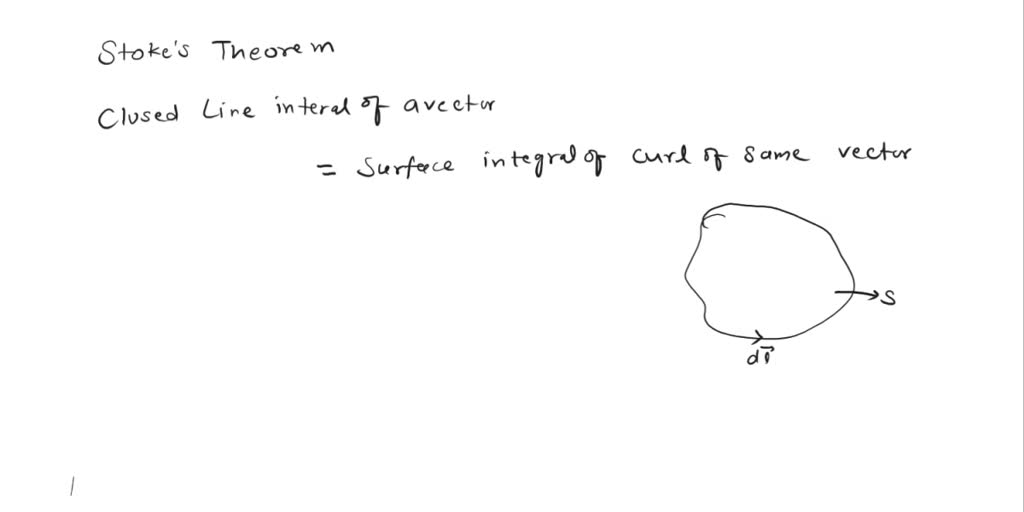 SOLVED: The Stokes theorem uses which of the following operations ... SOLVED: The Stokes theorem uses which of the following operations ...