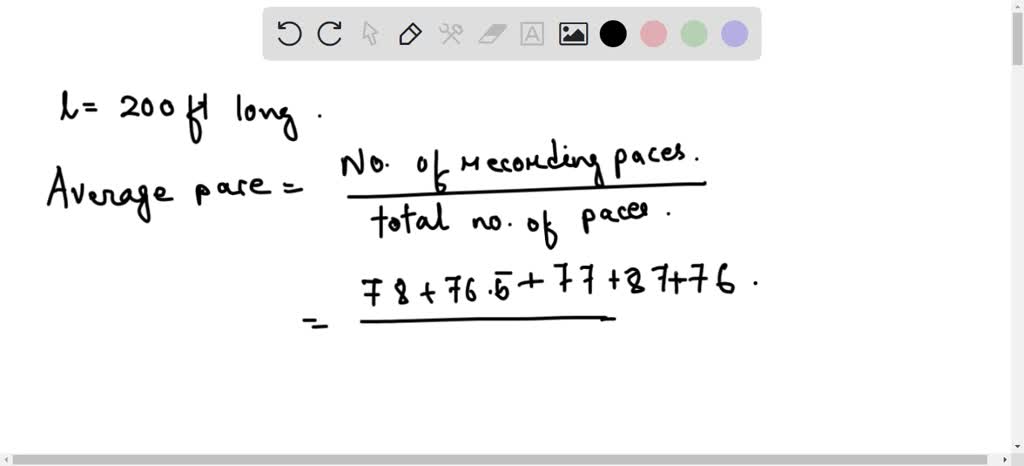 Solved How Do You Find The Percent Error Of Pacing I Cant Figure