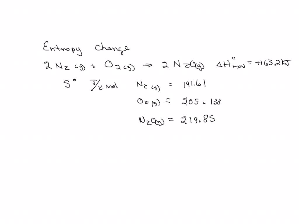 SOLVED: Consider the reaction between nitrogen and oxygen gas to form dinitrogen monoxide: 2N2(g ...
