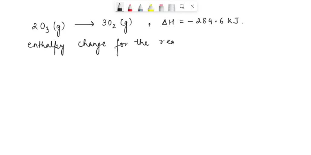 SOLVED: Ozone, O3(g), is a form of elemental oxygen that is important ...