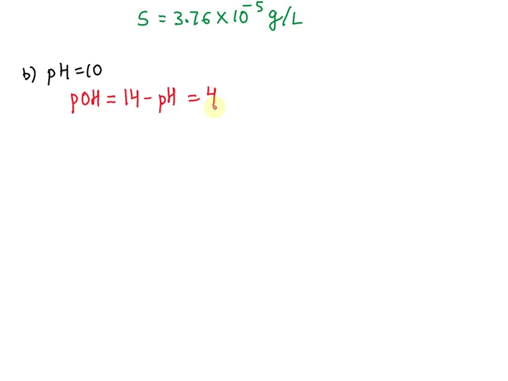 SOLVED: The Ksp of magnesium hydroxide (Mg(OH)2) is 2.06 x 10^-13 at 25 ...