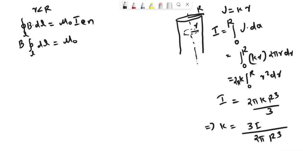 SOLVED: If current density in a conducting wire is proportional to the ...