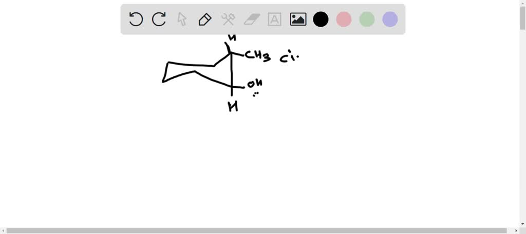 SOLVED: Draw one chair conformation of cis-2-methylcyclohexanol and one ...