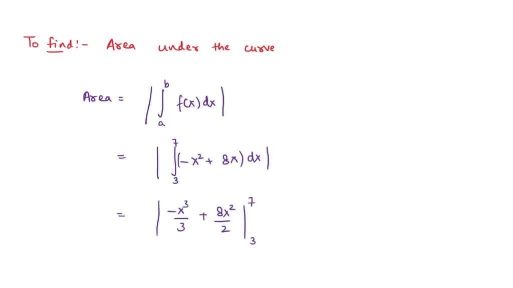 SOLVED: Use the Fundamental Theorem of Calculus to find the "area under ...