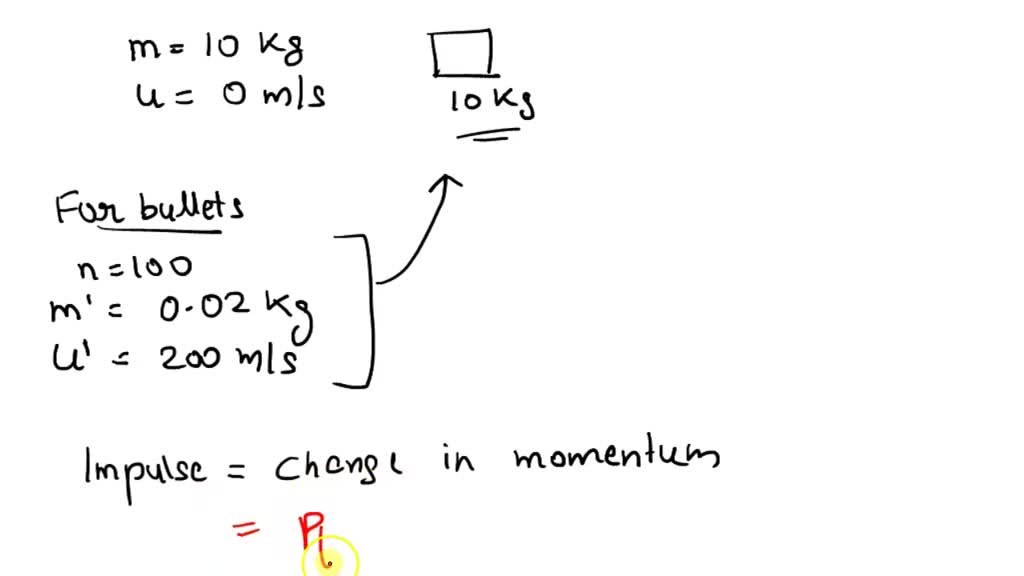 SOLVED: Calculate the impulse imparted to a 10 Kg box initially at rest ...