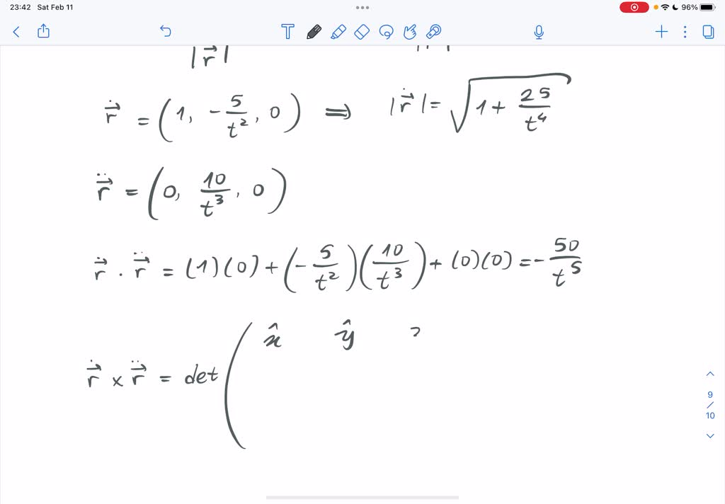 SOLVED: Find the tangential and normal components of acceleration at the given time t for the ...