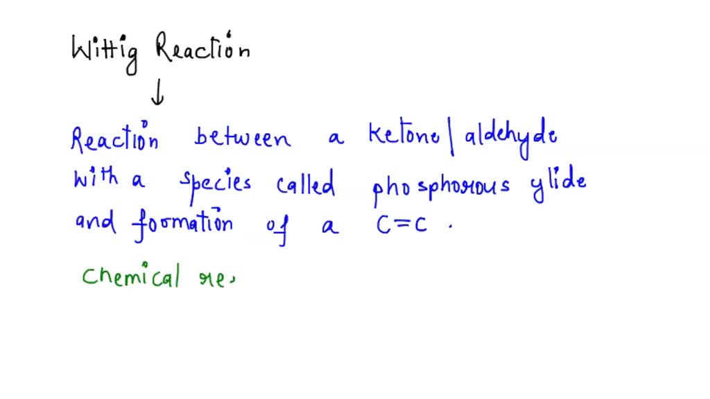 SOLVED: Synthesis of 4-vinylbenzoic acid using the Wittig reaction The ...