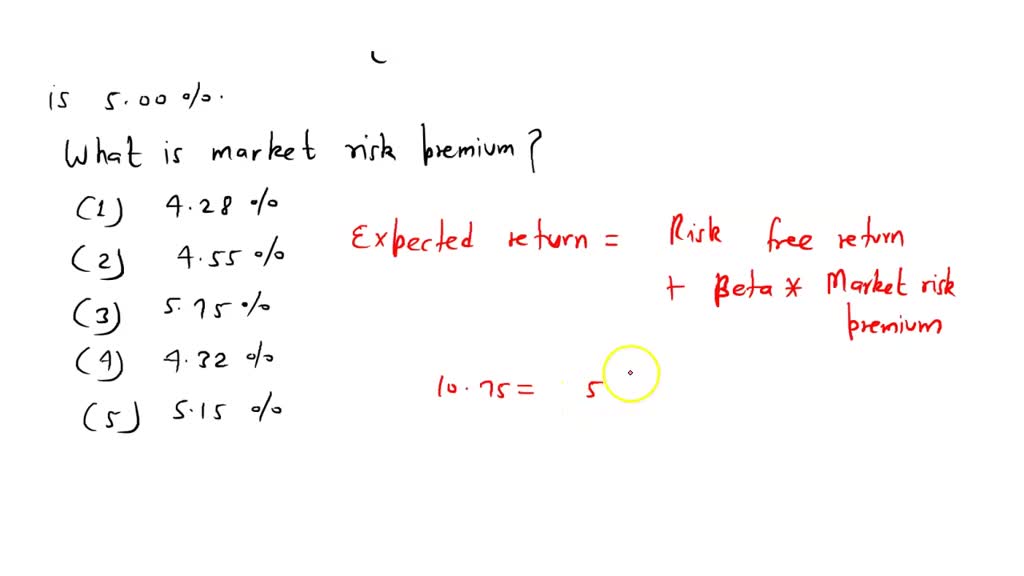 SOLVED: 7. GE, Inc has a beta of -0.45. When the S P 500 index ...