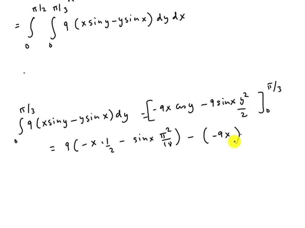 SOLVED: Evaluate the double integral over the rectangular region R, âˆ¬ ...