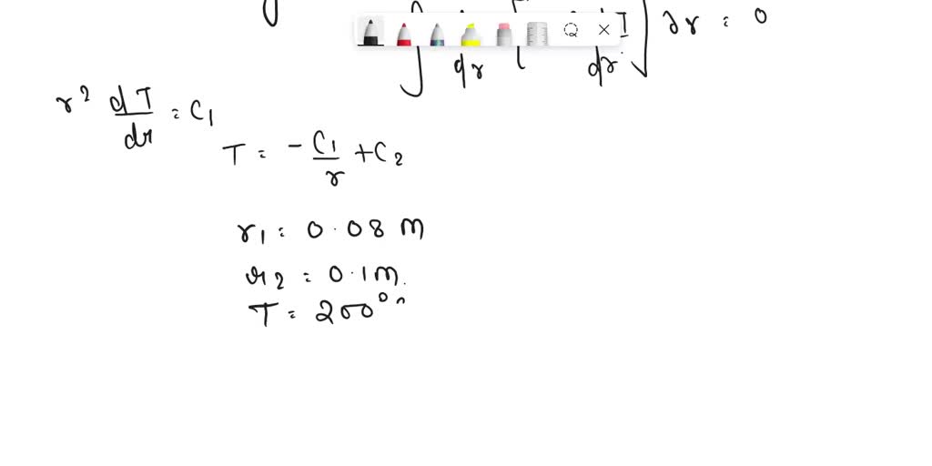 Problem 7. Consider a spherical container of inner radius r = 8 cm, outer radius r = 10 cm, and ...
