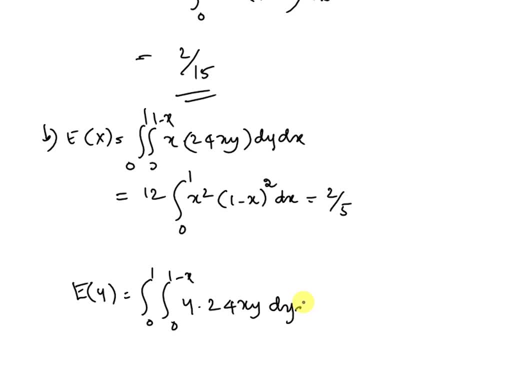 SOLVED: 3 Let X and Y be independent random variables that are uniformly distributed in the ...