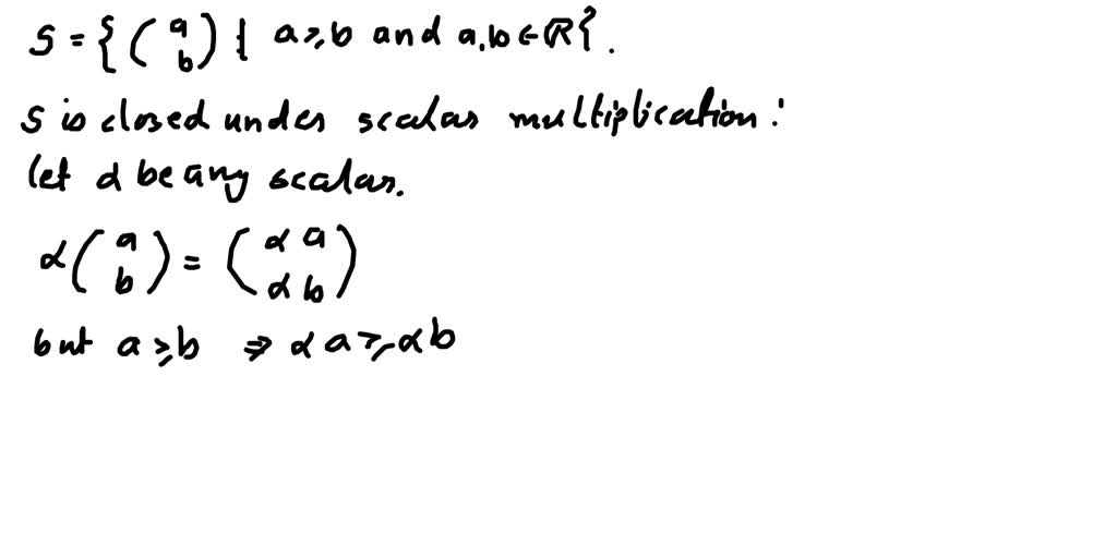 Solved Determine If The Following Sets Are Subspaces Of The Given Vector Spaces If They Are