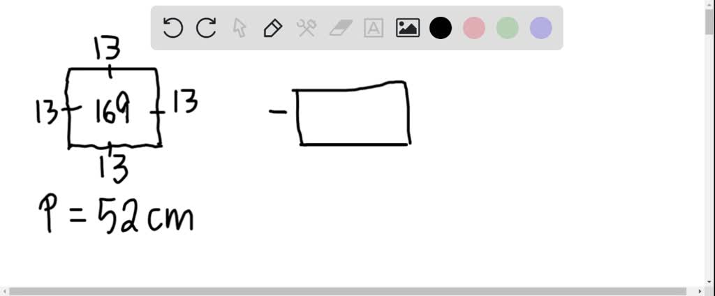 SOLVED: A piece of wire is shaped to enclose a square whose area is 169 ...