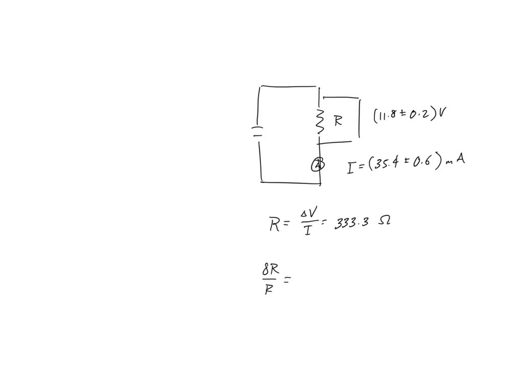 SOLVED: The following diagram shows a simple circuit with a power supply and a resistor: A ...