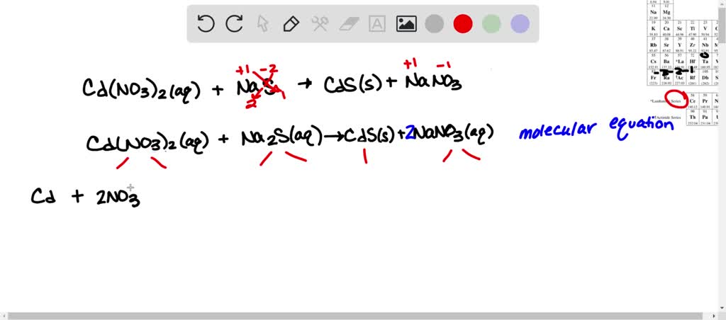 SOLVED: Write net ionic equation to show the reaction of aqueous hg2 ...