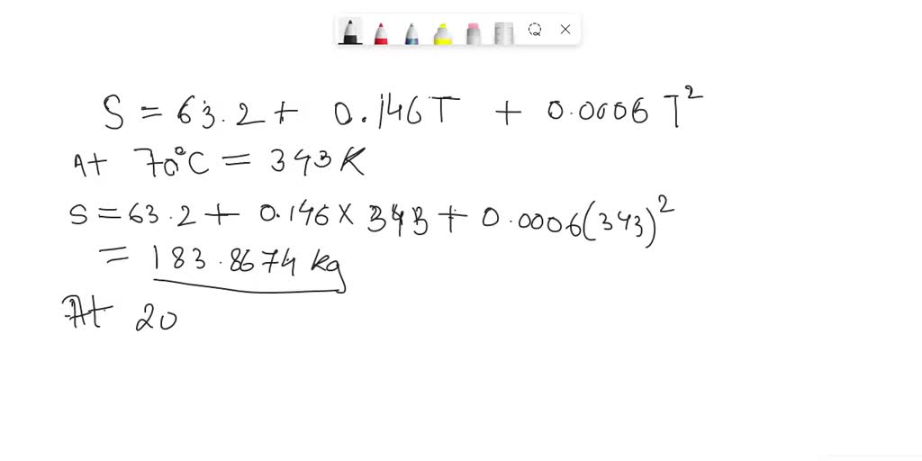 SOLVED: Calculate how many kilograms of saturated sugar solution at ...