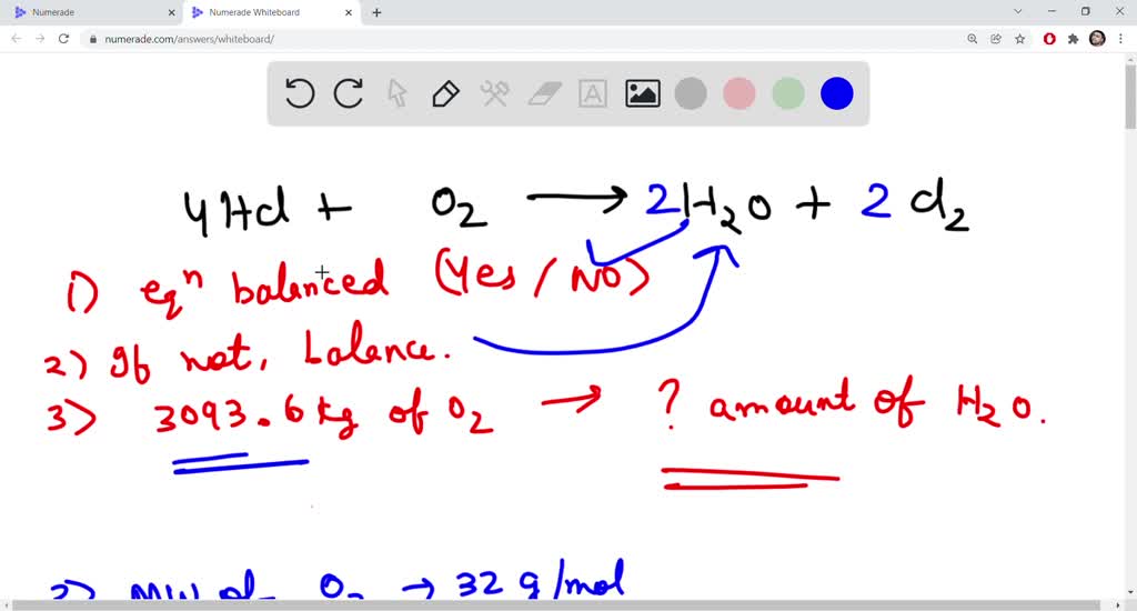 SOLVED: 4) Stoichiometry: Determine how many of the following reactions are independent, and ...