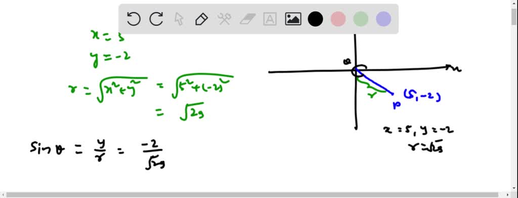 SOLVED: find the exact value for the six trigonometric functions of the angle 0 in the standard ...