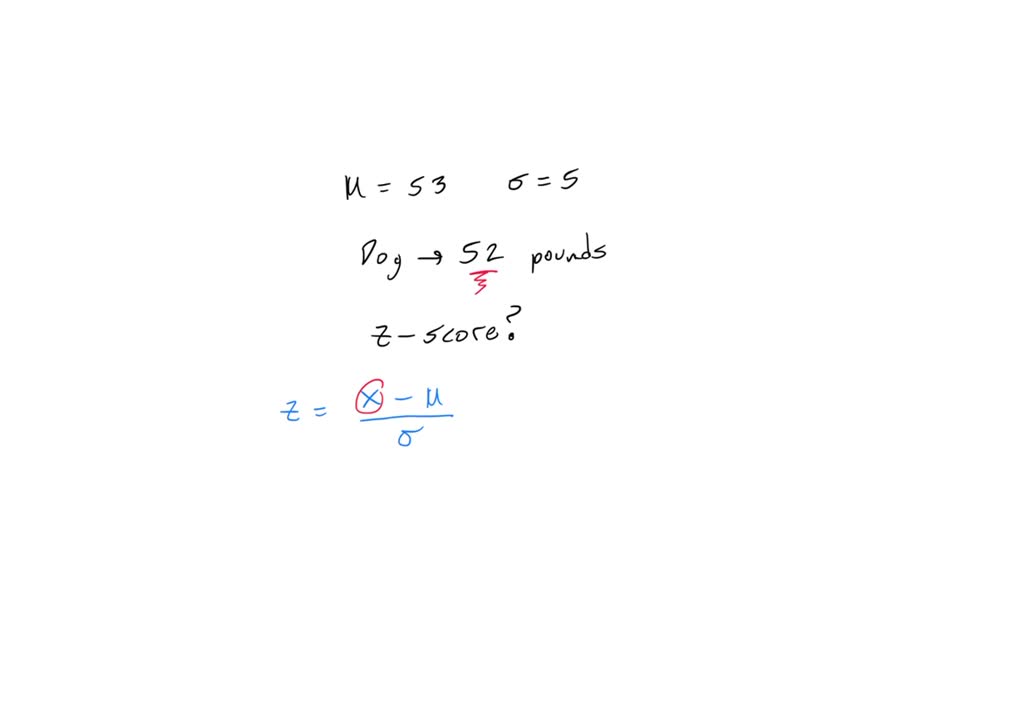 SOLVED: The weights of a certain dog breed are approximately normally ...