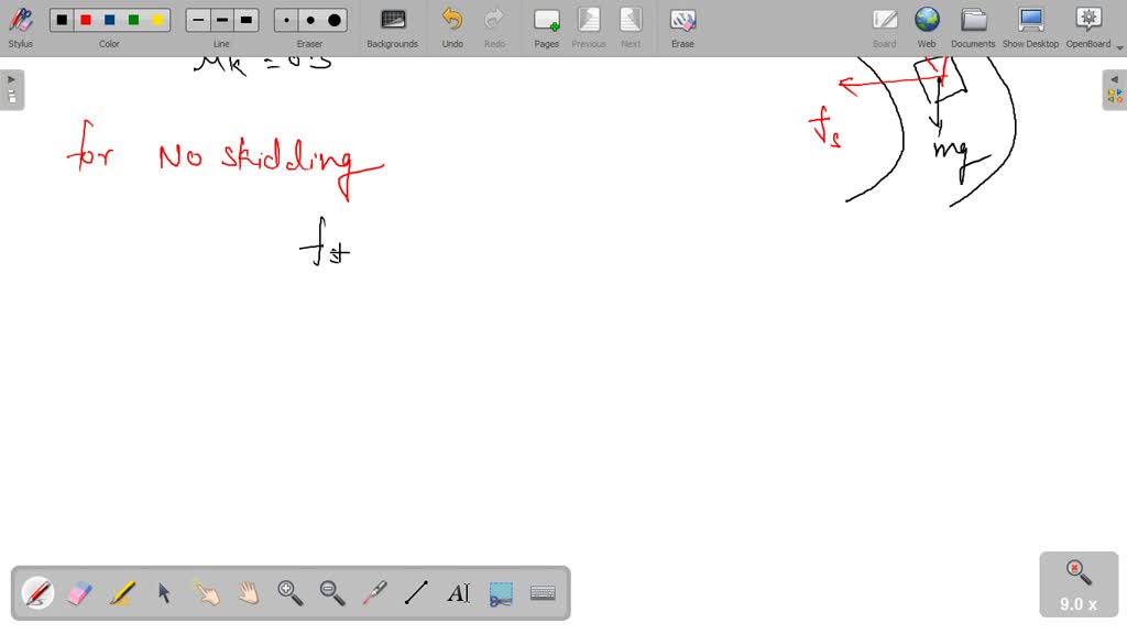 SOLVED: pts Acar rounds an unbanked corner onaroad, which is quarter ...