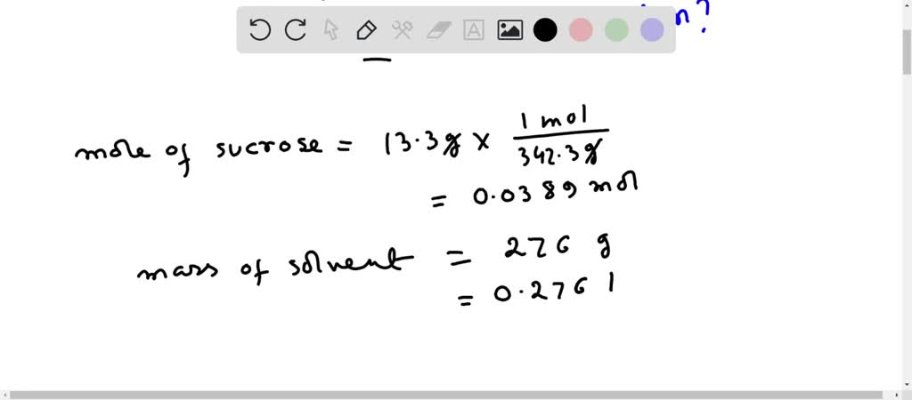 SOLVED: Calculate the molality of the following solution: 13.3 g of ...