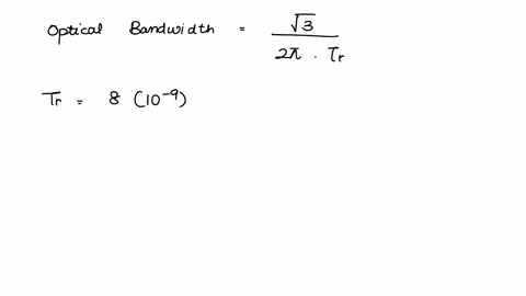722 estimate the electrical modulation bandwidth for an led with a ...