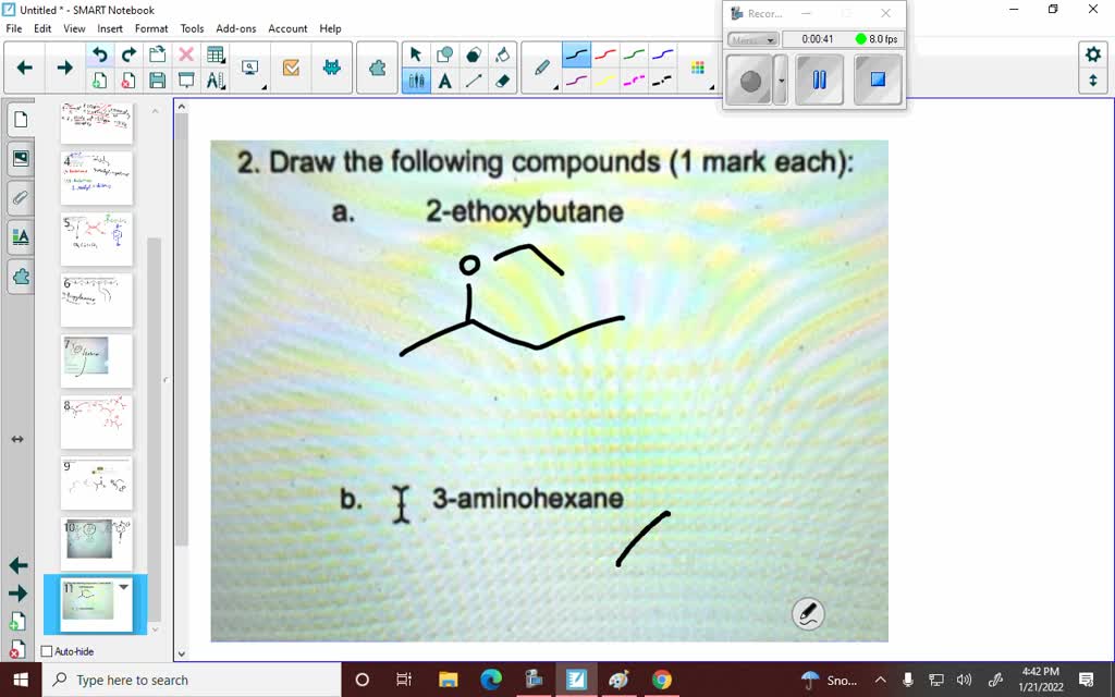 SOLVED: draw the following compound: 1.(S)-2-nitrobutane