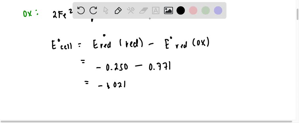SOLVED: Use standard reduction potentials to calculate the equilibrium ...